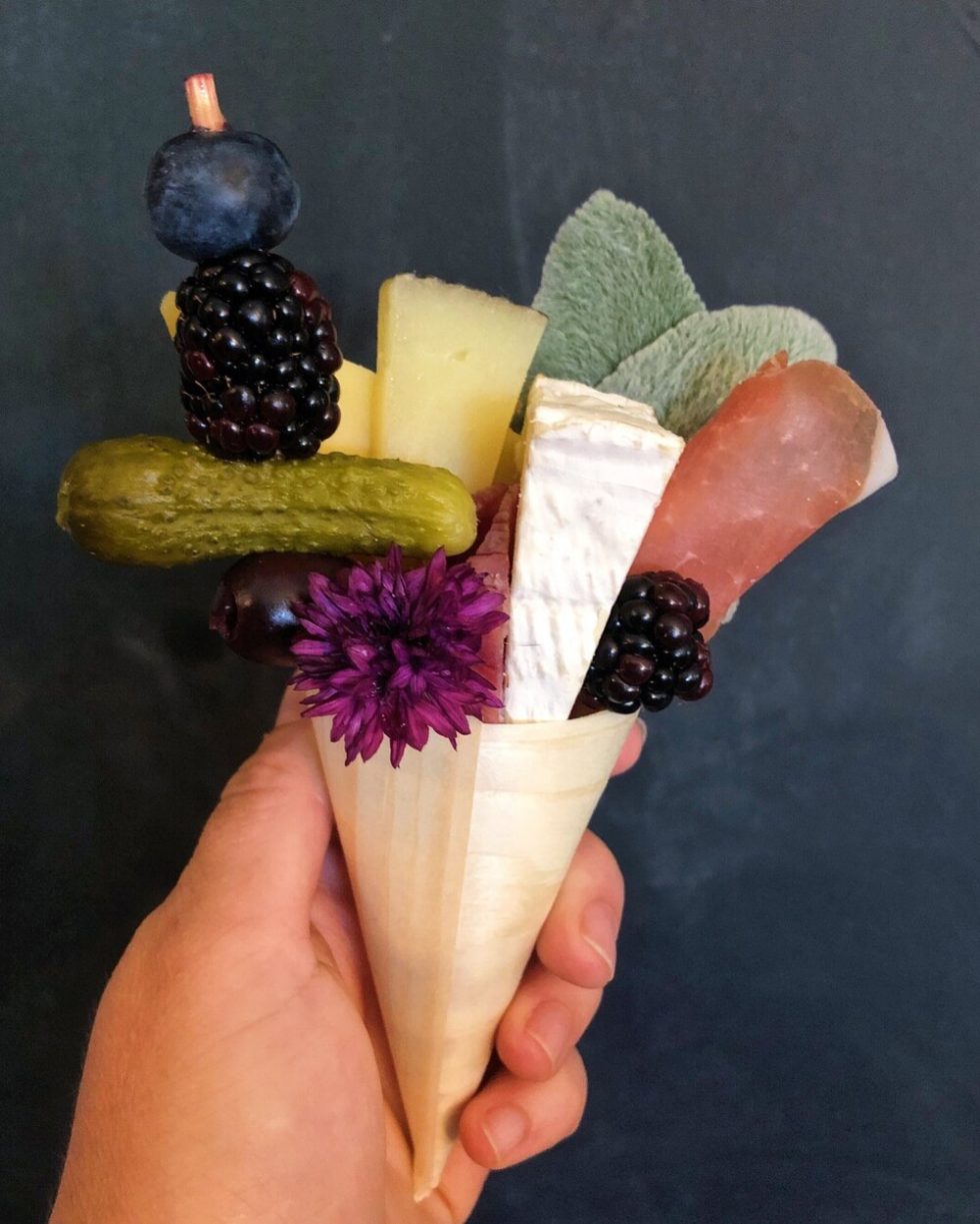 Charcuterie Cones - Wander + Graze