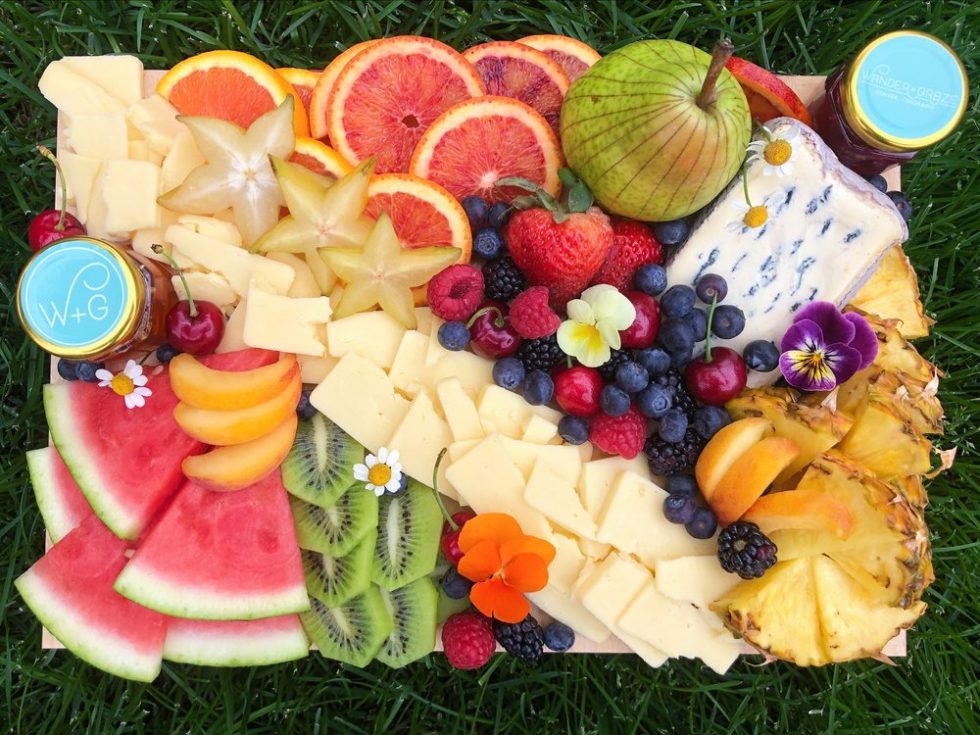 Fruit + Cheese Board - Wander + Graze